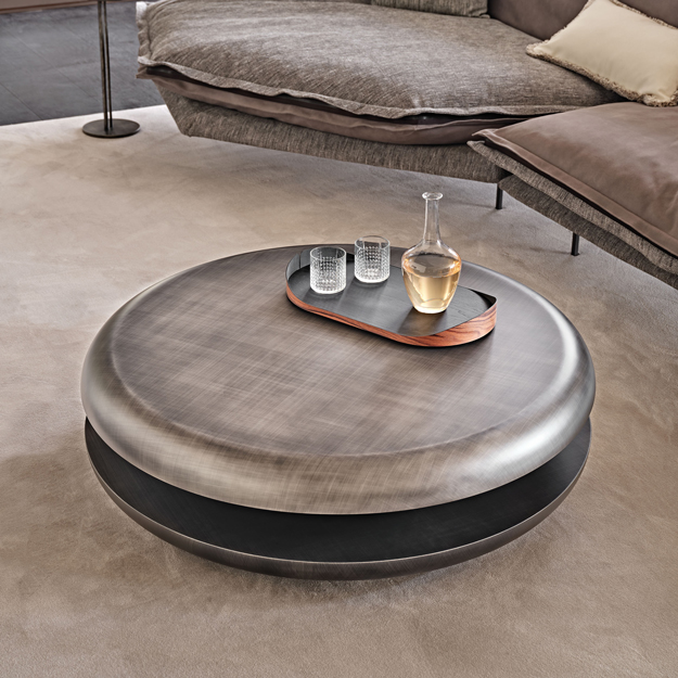 Cattelan Italia Yo-yo Brushed Coffee Table